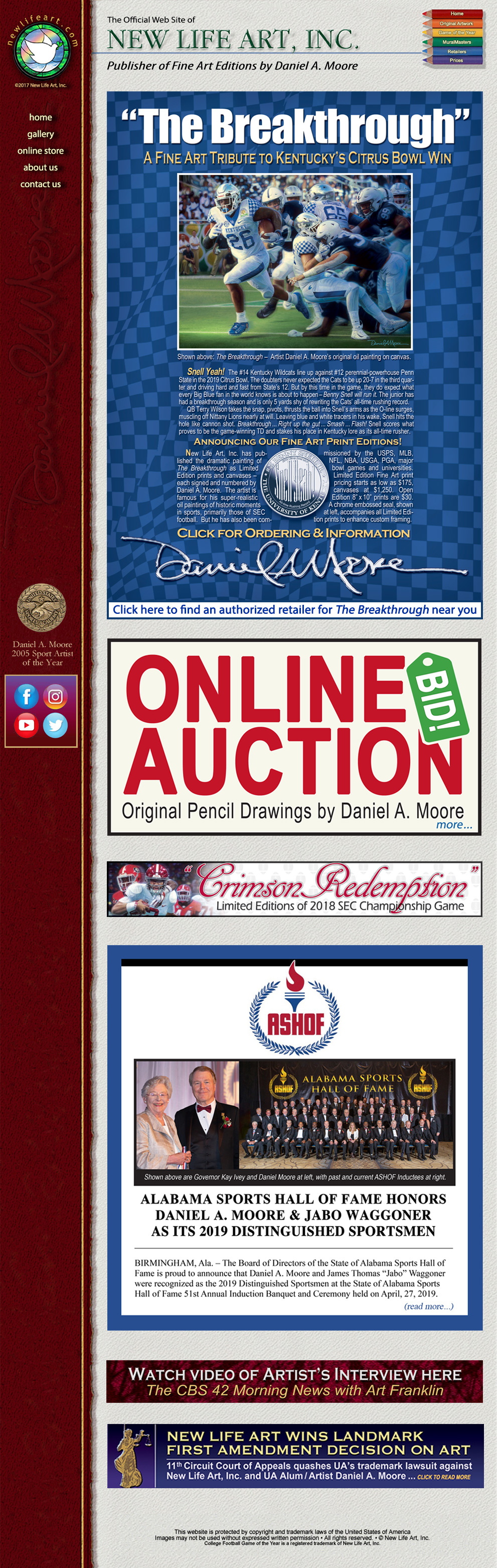 The Artwork of Daniel A. Moore